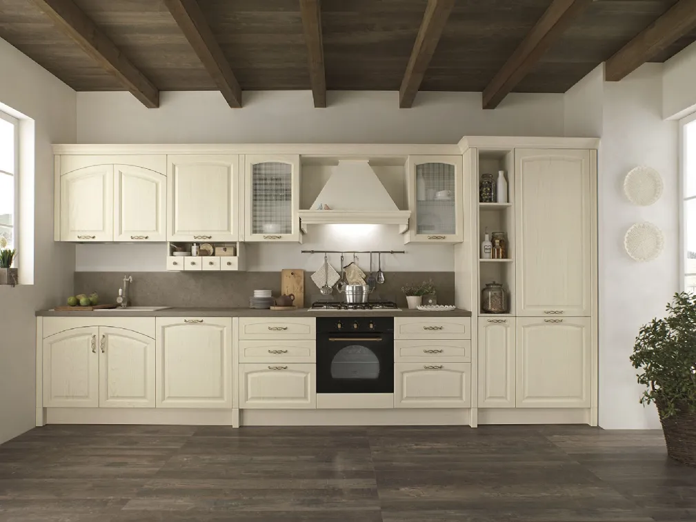 Cucina Classica lineare Mida 09 di Colombini Casa Artec