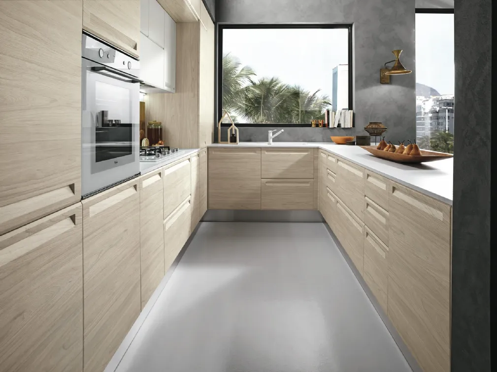 Cucina Moderna ad angolo Isla 03 di Colombini Casa Artec